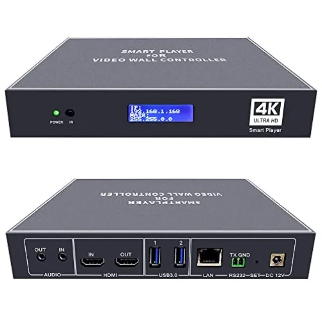 4K Smart Player with 1ch 4K60 or 6ch 1080P Video Play, 32GB Storage ...