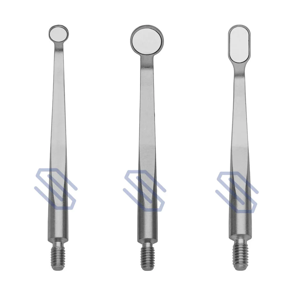 Dental Micro Mouth Mirror Inspection Dental Mirror Front Surface 3mm ...