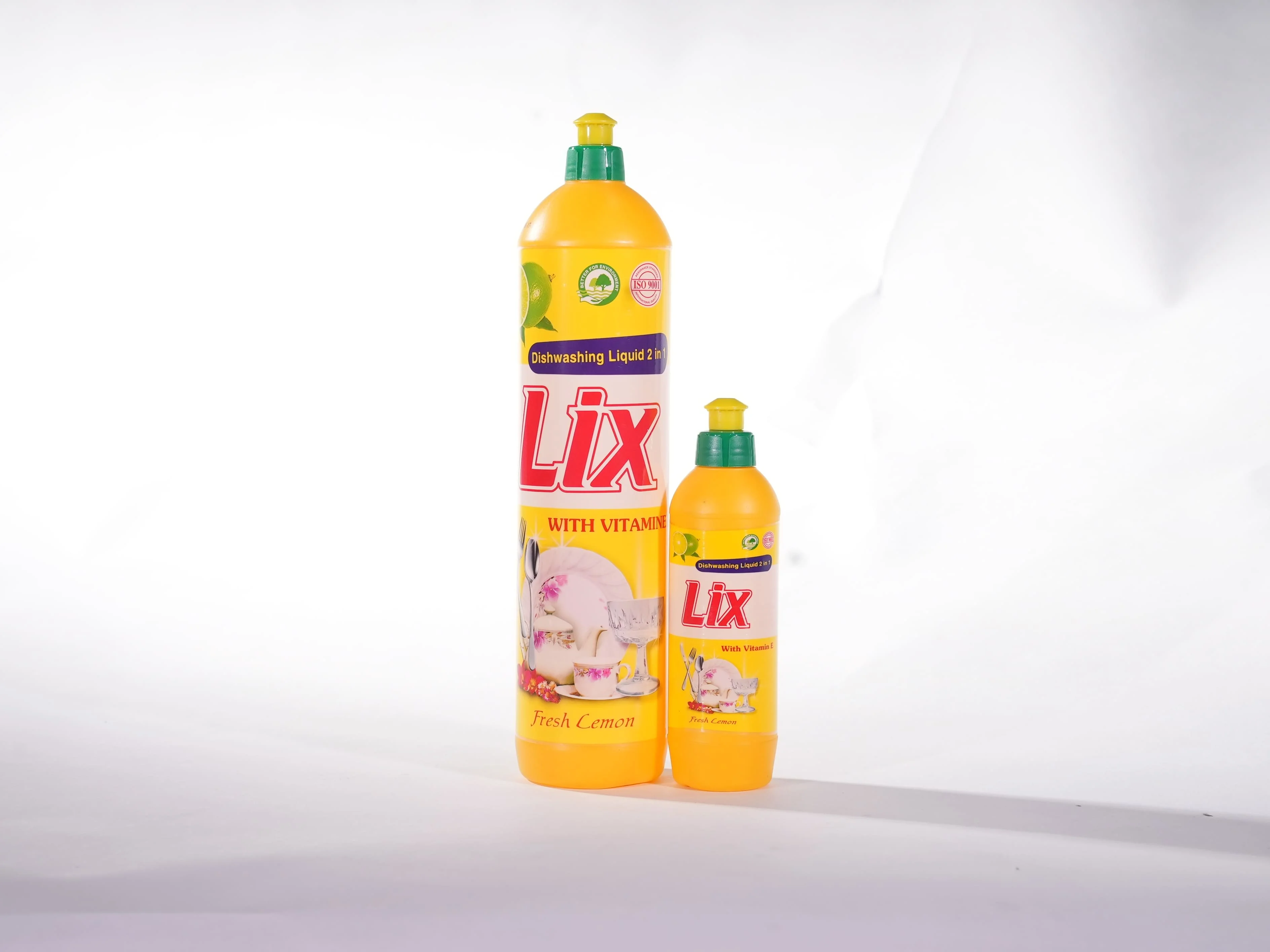 Lix Eco-Friendly Lemon Scent Dishwashing Liquid 5%-15% Active ...