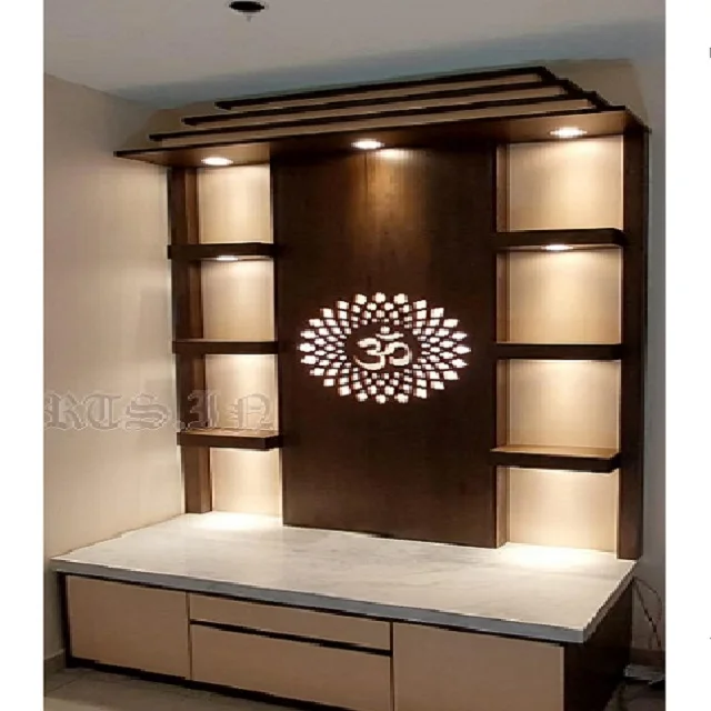 Beautiful And Stylish Wooden Pooja Mandir Designs Buy Modern White ...