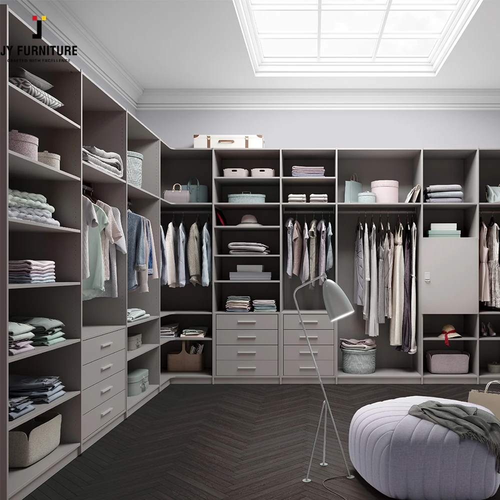 Jy Luxurious Wood Closet Organizer - Modular & Adjustable