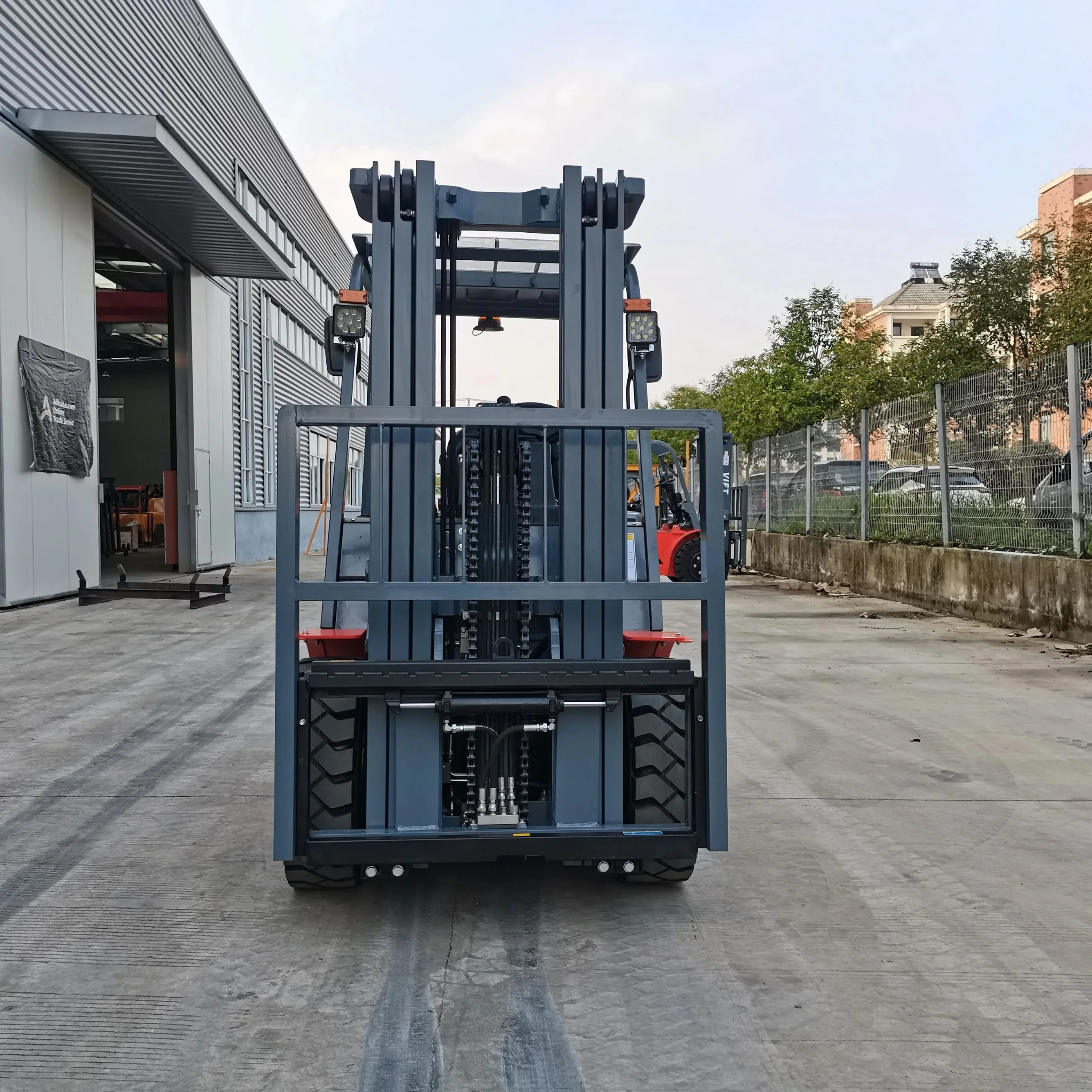 3 Ton 4x4 Hydraulic 3m Lifting Height Rough Terrain Diesel Forklift - Buy Ems Forklift Electric ...