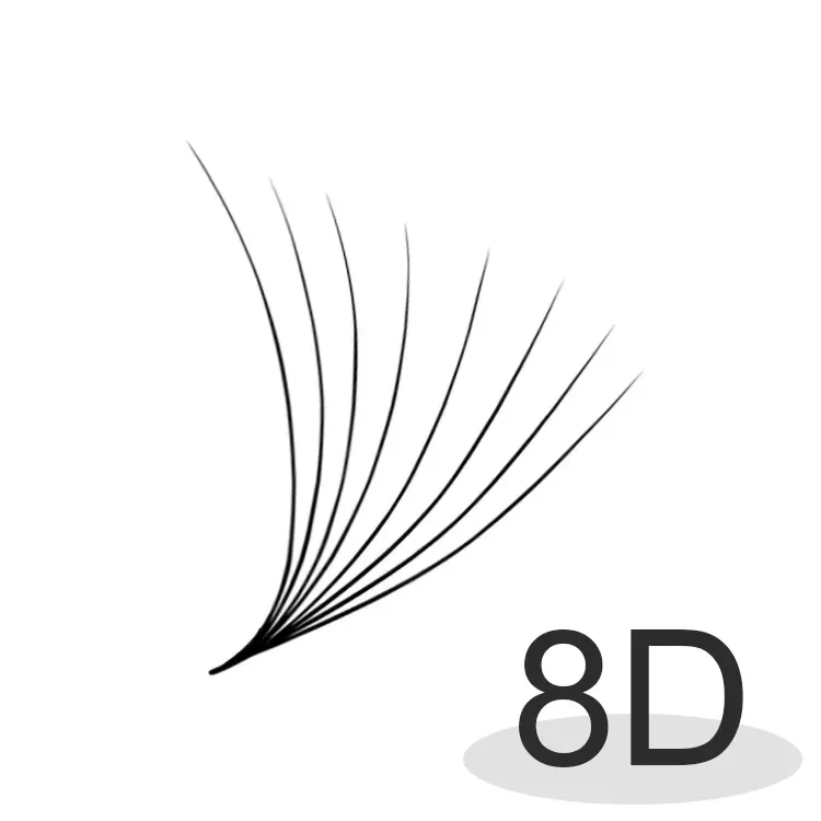 Promade Fans 3,4,5,6,8,10,12,14,16d Cc C D Volume Lashes False ...