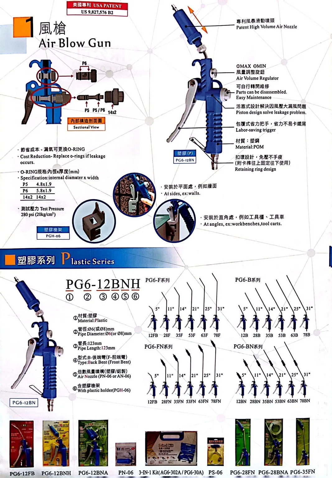 Air Blow Gun.adjustable Air Volume,Repairable Air Blow Gun,Air ...
