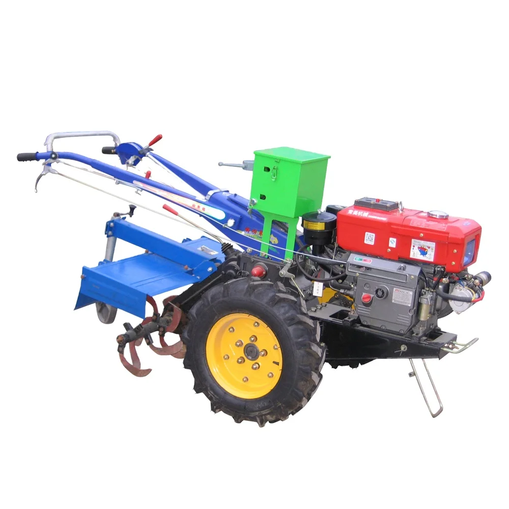 2024 Farm Mini Diesel Motocultor Power Tiller Two Wheel Mini Walking ...