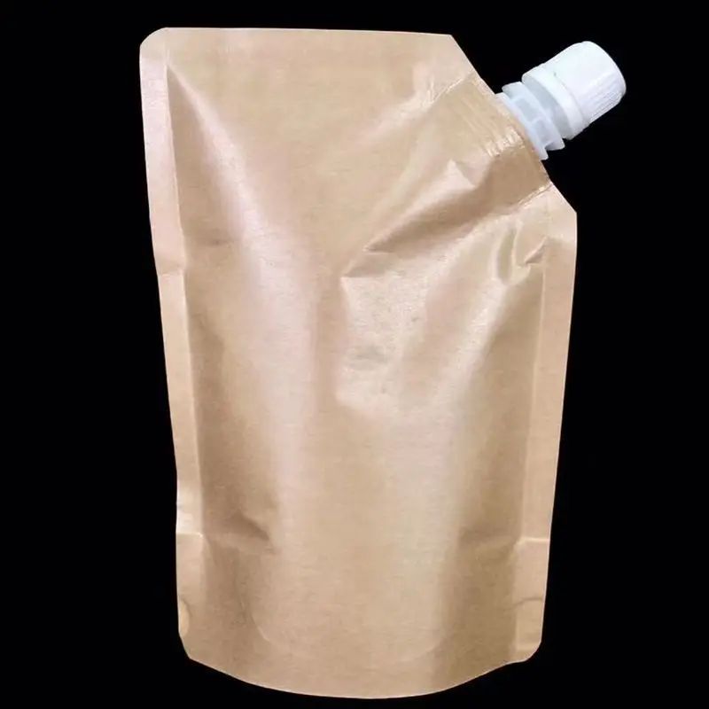 Kraft Paper Plastic Laminating Material - Cream Refill Pouch