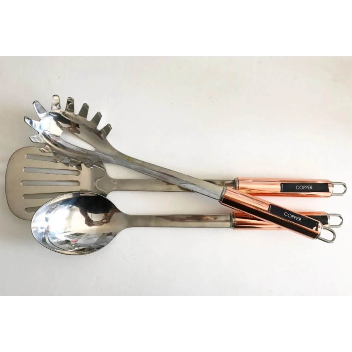 Rainbow Color PVD Coating Serving Set Flatware Stainless Steel Tabletop ...