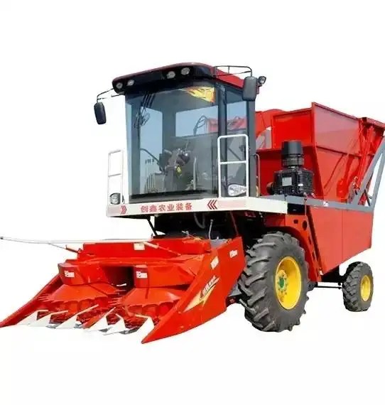 Buy Tractor Small Combine Harvester Corn Combine Harvester Corn Straw ...