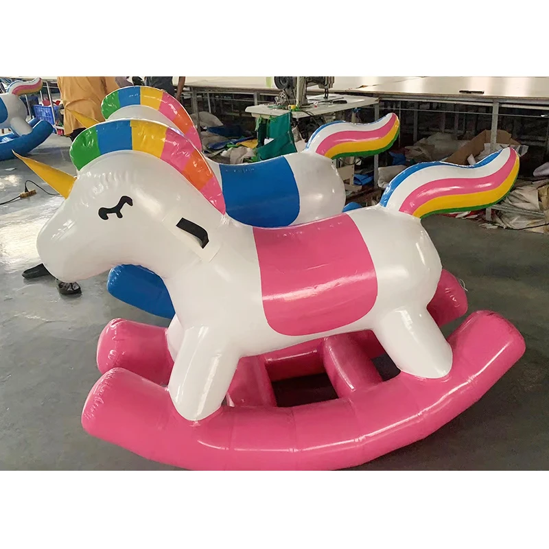 Outdoor Funny Kids Inflatable Pony Rid on Horse Jumping Horsing Game ...