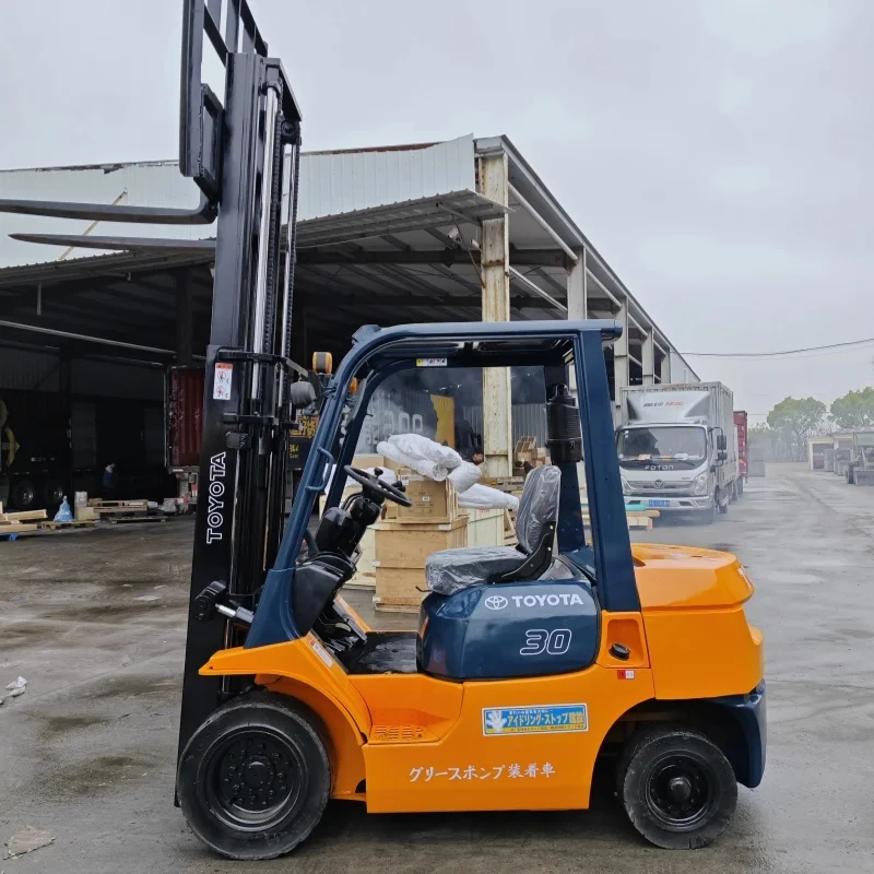 Used Popular Selling Toyota Fd30 Second Hand Forklift High Quality 3t Truck Cheap Good Condition ...