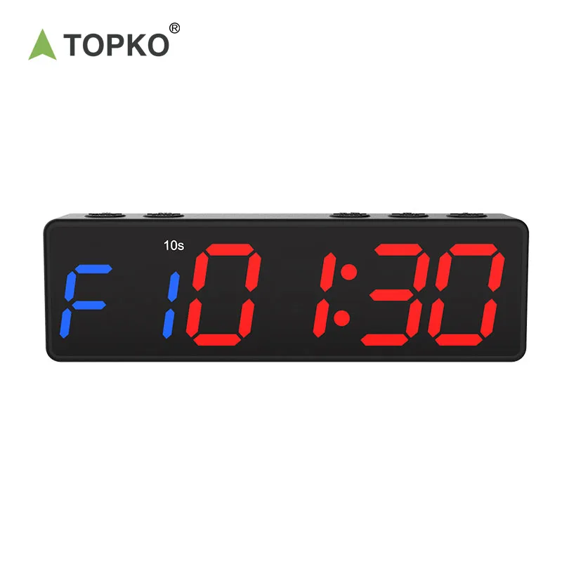 TOPKO Digital LED Fitness Training Gym Clock Timer