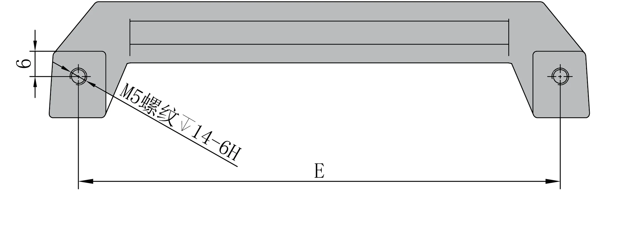 Rdekono Schroff 19" Subrack Front Handle One-piece,Width 12.2mm,Clear ...