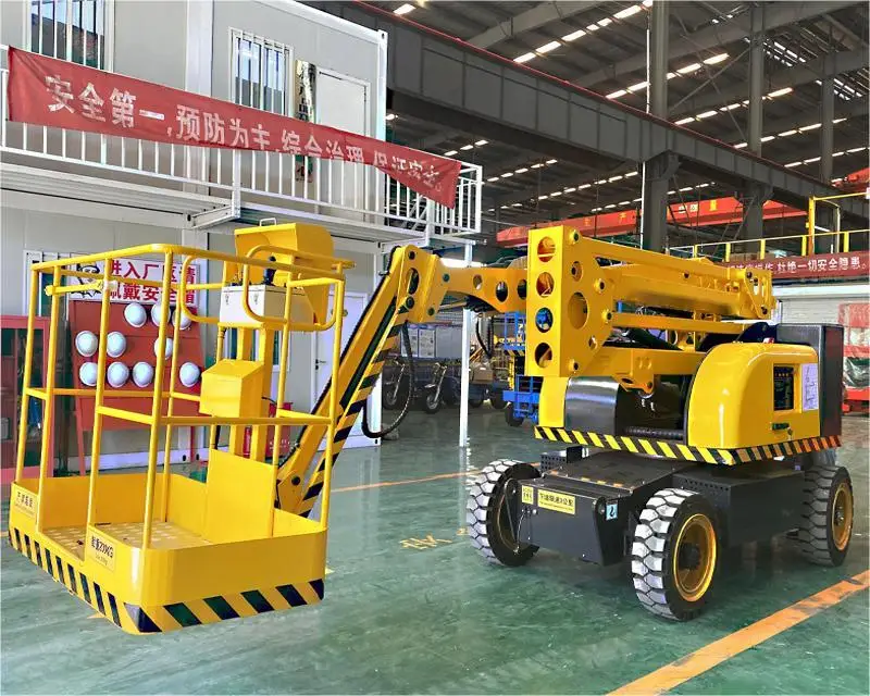 360 Swivel Turret Articulated Telescopic Towable Spider Nacelle Boom ...