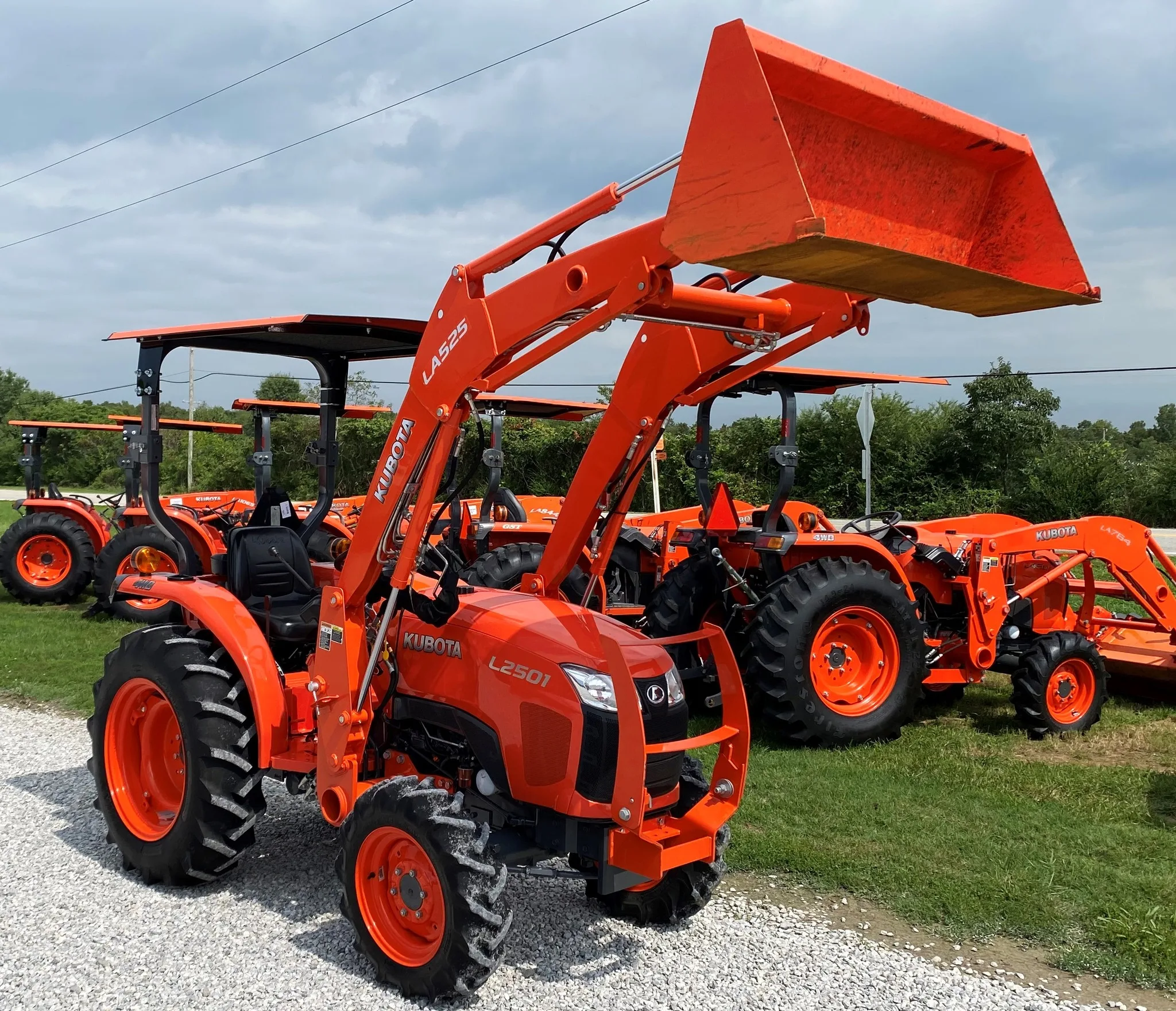 Efficient Kubota L2501 With Front End And Backhoe Loader On Wholesale ...