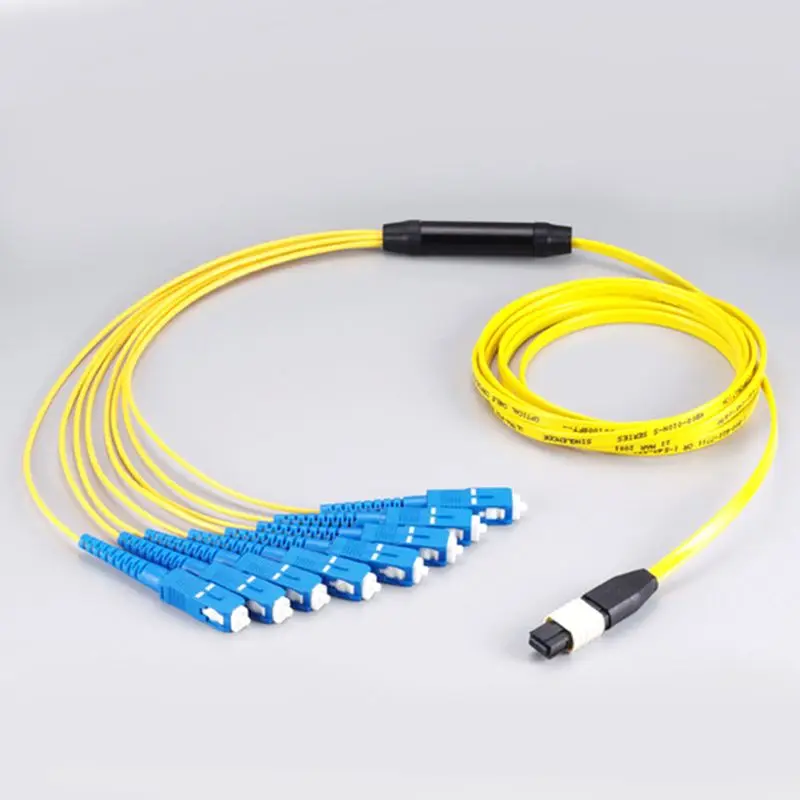 8/12/24 Cores Os2 9/125 Singlemode Fiber Cable Mpo-sc Fiber Optic Patch ...