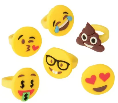 Wholesale Custom Finger Emoticon Ring Toy Small Cartoon Kids 1 Inch Dia ...