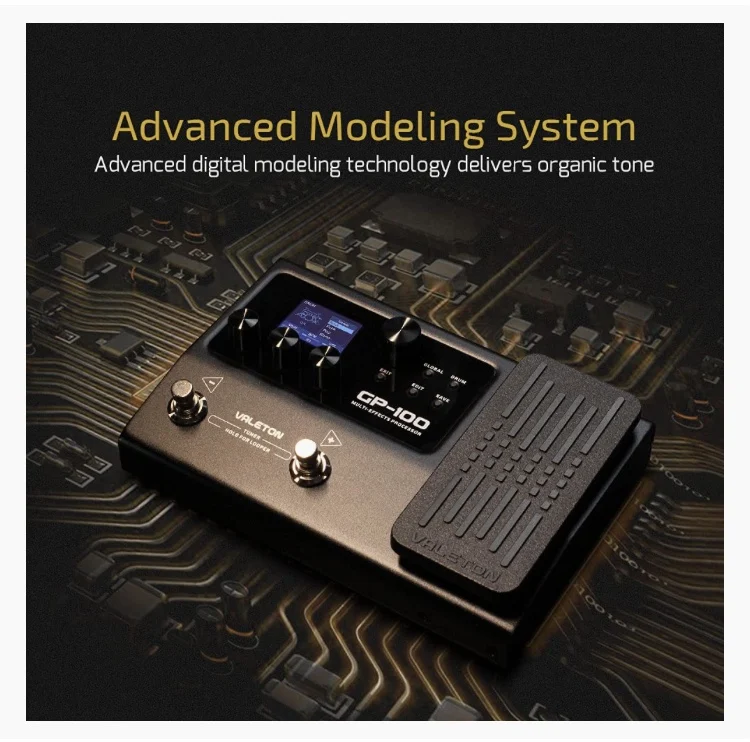 Valeton Gp 100/gp-100/gp100 Digital Electric Guitar Effect Pedal Multi ...