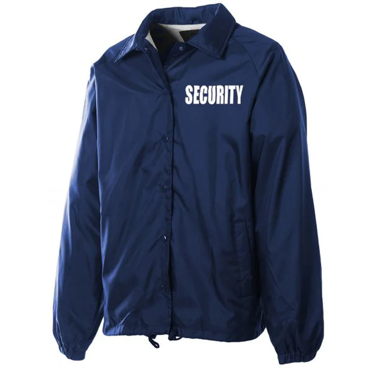 High Quality Windbreaker Security Bomber Jacket Men Warm Outwear ...