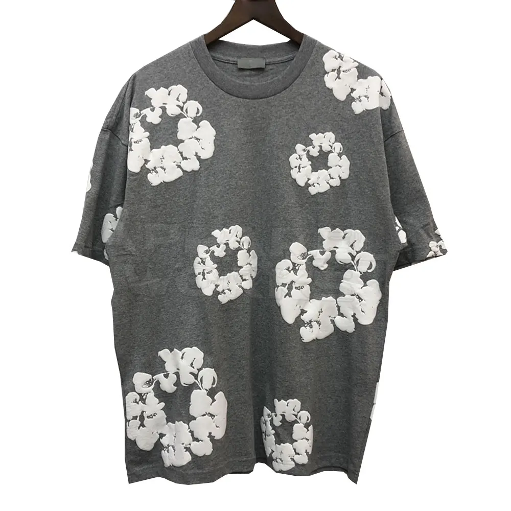 High Quality Short Sleeve Puff Printed T-shirts Light Weight Best ...