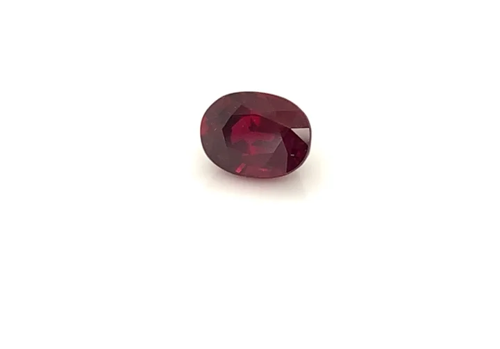 Grs Certified Natural Deep Red Ruby Stone Faceted Oval Cut Exclusive ...