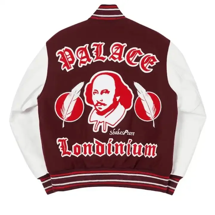 University Letterman Varsity Jacket Black Wool Jackets Real Leather ...