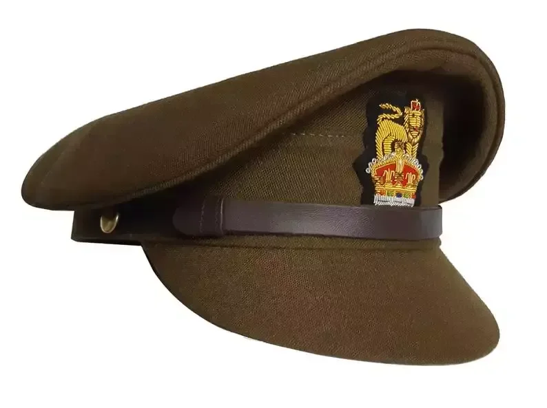 Custom Badges Ceremony Uniform Hat Security Guard Officer Peak Cap ...