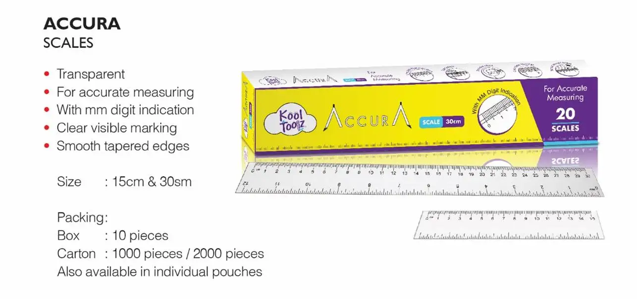 Highly Transparent Plastic Scale With Precise Marking For Easy Reading ...