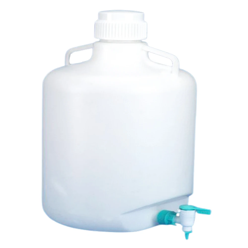 Carboy with Stop Cock - Durable & Leak Proof Polypropylene
