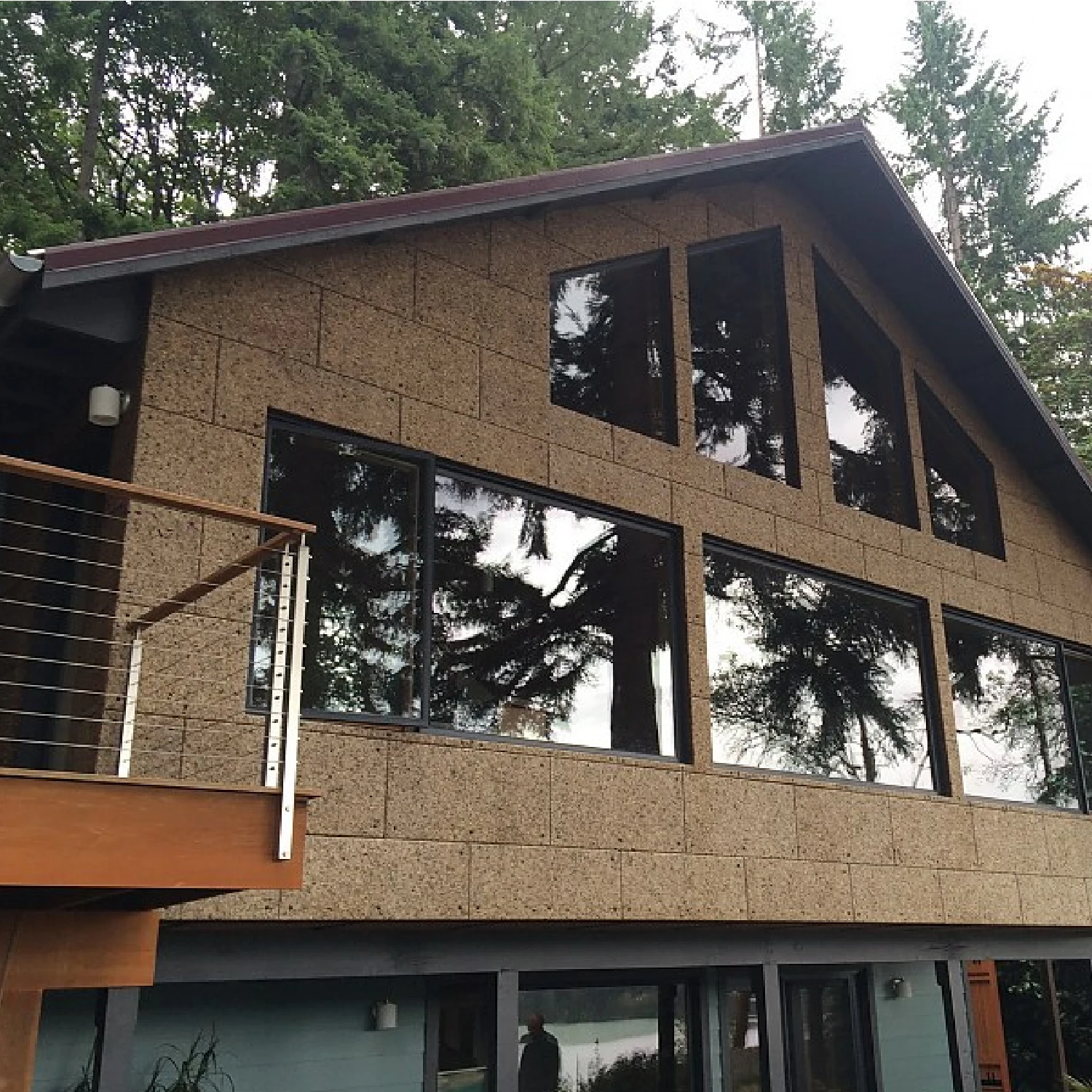 Natural Carbonized Cork Facade Exterior Interior Wall High Technical ...