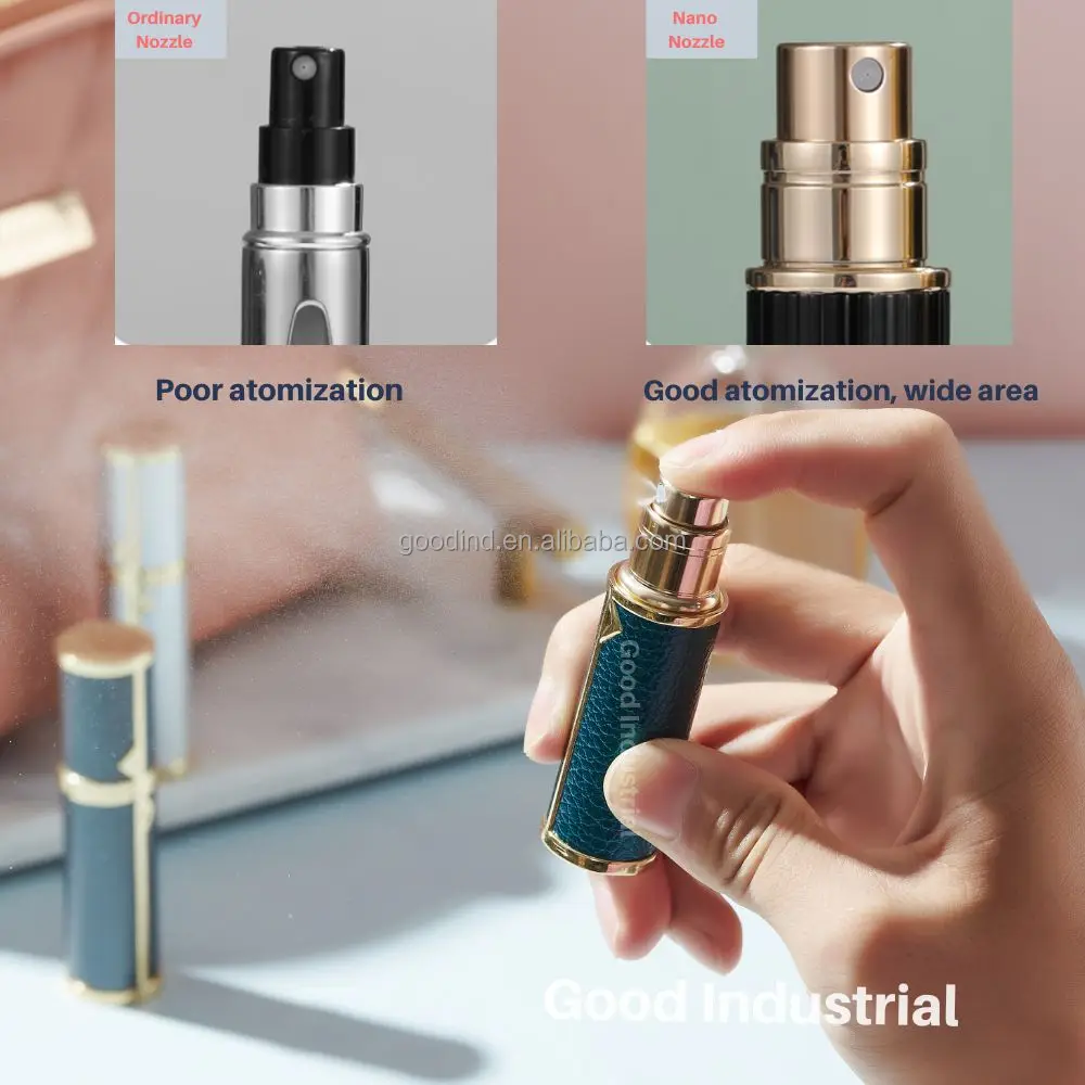 Luxury Modern Customized 5ml Perfume Atomizer Portable Mini Refillable ...