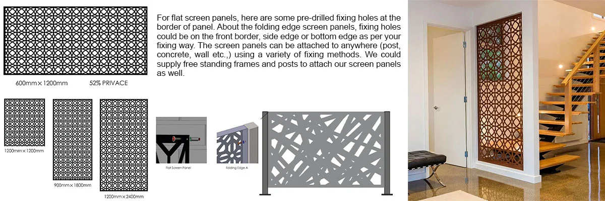 Laser Cutting Perforated Metal Panels for Personalized Decoration