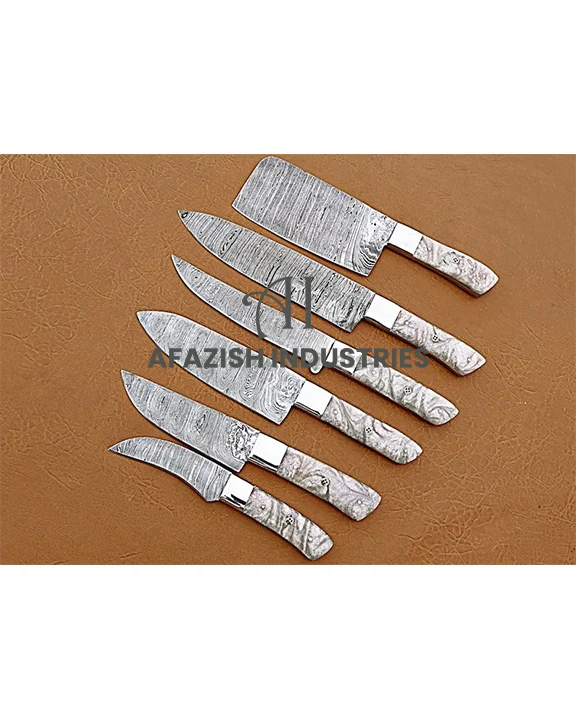 Heavy Duty Custom Chef Knife 5pcs Knife New Arrival Professional ...