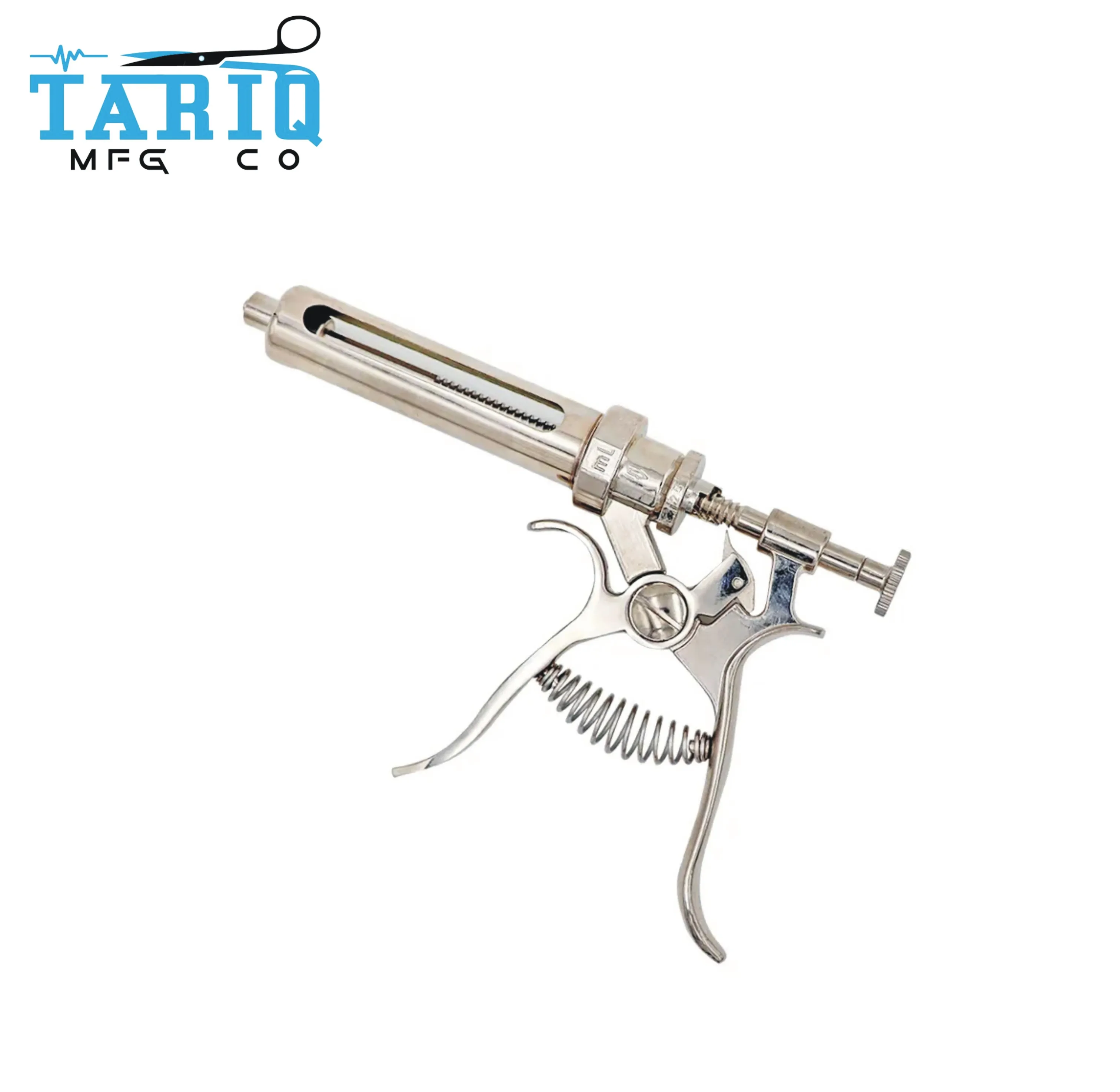 High Quality Automatic Adjustable Dose Gun Syringe 50ml Livestock Veterinary Instruments Metal ...