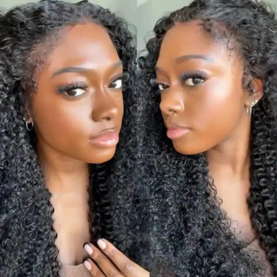 4C Textured Hairline Wigs - Natural Edges & Curly Baby Hair