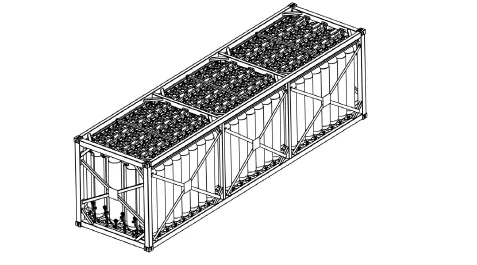 MEGC 30FT Container - High Pressure Industrial Gas Transport