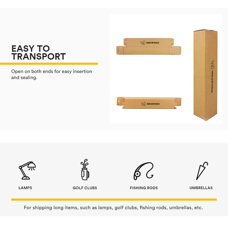 Custom Corrugated Shipping Packaging Box | Long Mailing Tube for ...