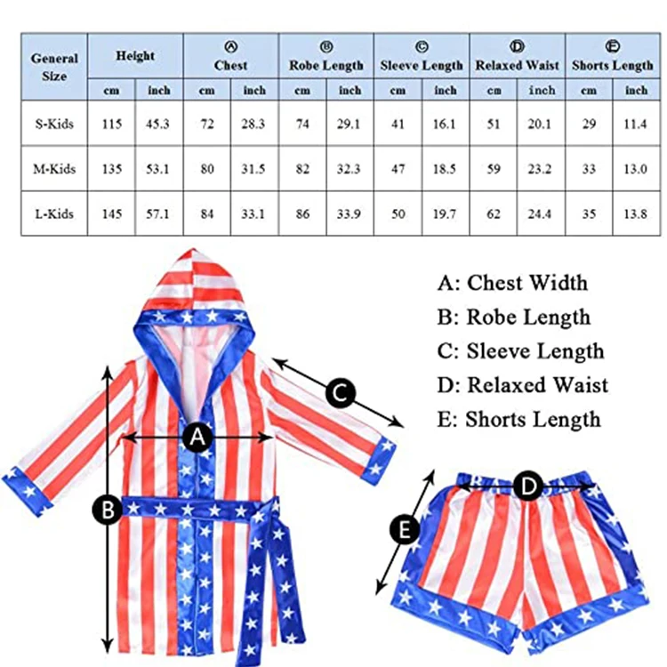 Wholesale Satin Boxing Robe With Hood With Custom Logo Direct Factory ...