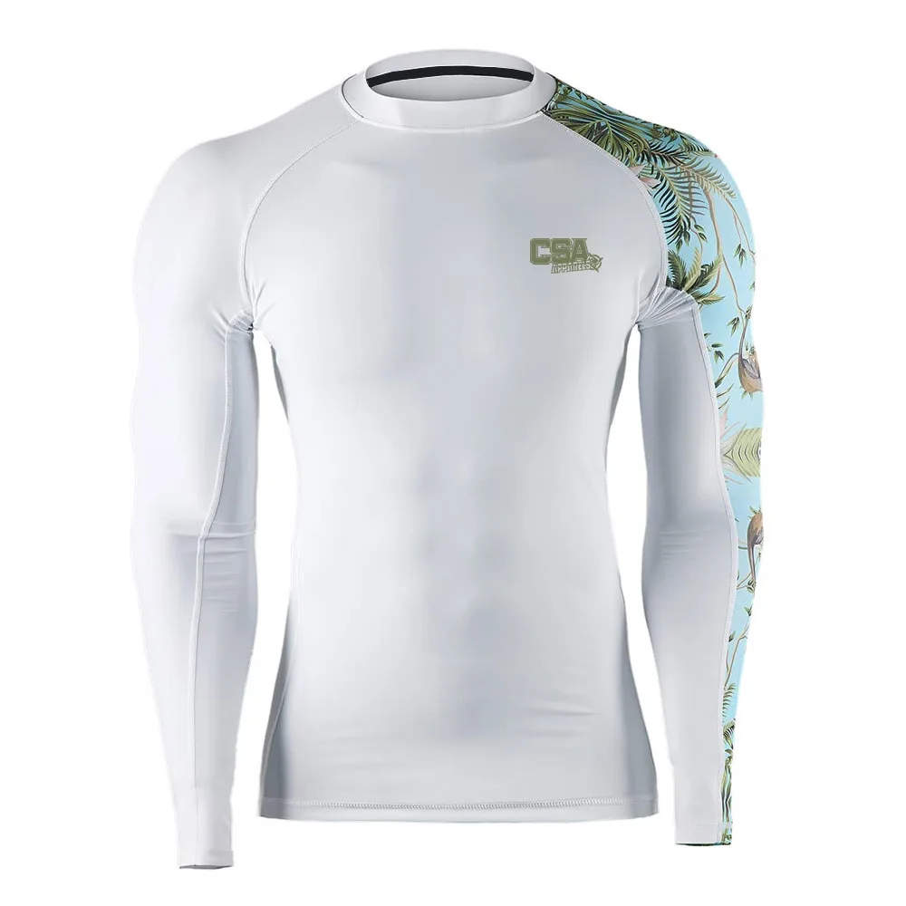 Design Your Own Logo Custom Made Long Sleeve Rash Guards Oem Service ...