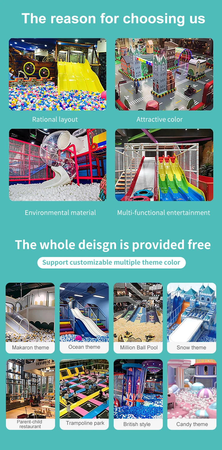 Large Trampoline Park Parkour Bungee Jumping Indoor Trampoline Park ...