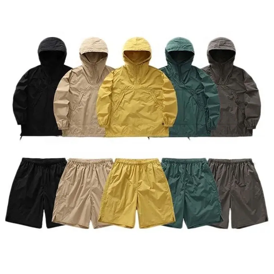 Custom Blank Jogging Suit Short Windbreaker Sets for Men 2024| Alibaba.com