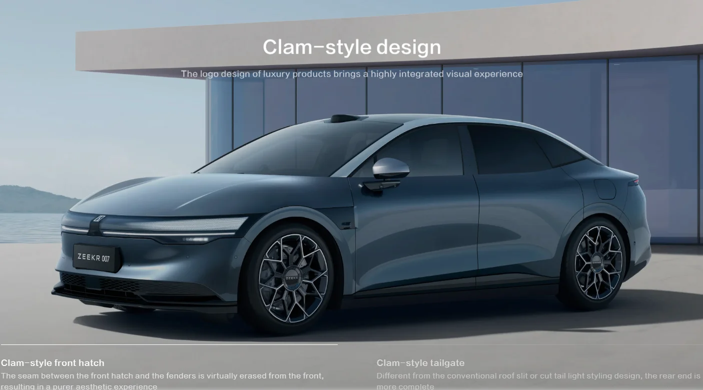 2024 New Cars Zeekr 007 Single Electric Motor Version 4wd And 646ps ...