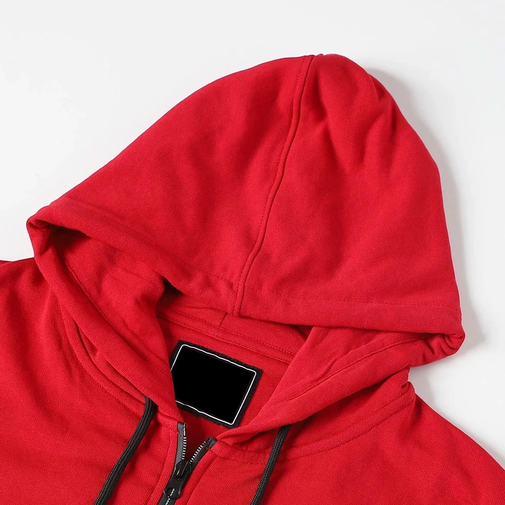 Red Color 2024 Men's Zipper Hoodies In Premium Quality Breathable ...