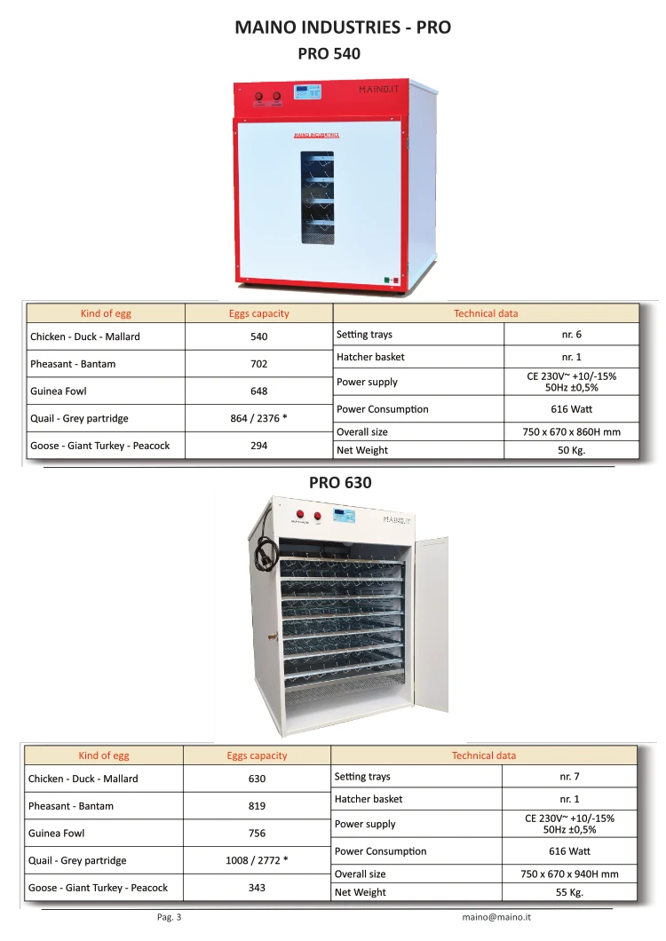 Premium Medium Sized Ce Fully Automatic Incubator And Hatcher 540 ...