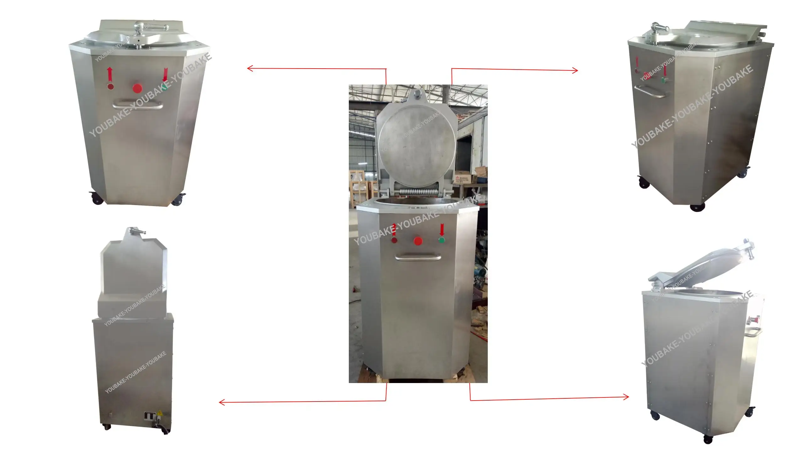 Hydraulic Dough Divider Industrial Dough Divider Machine Commercial ...