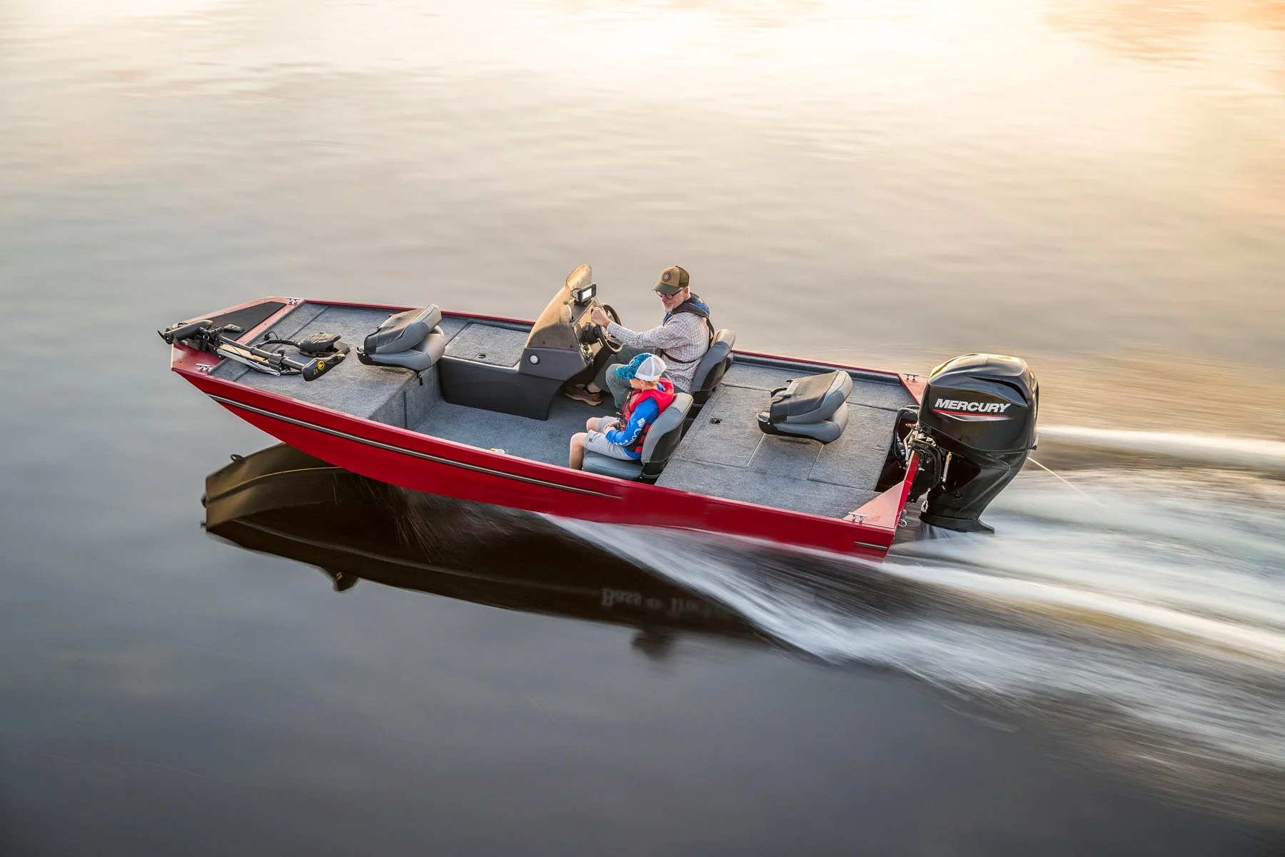 Kinocean Luxury All-Welding Aluminum Bass Boat Hard-Top Deep-V Cabin ...