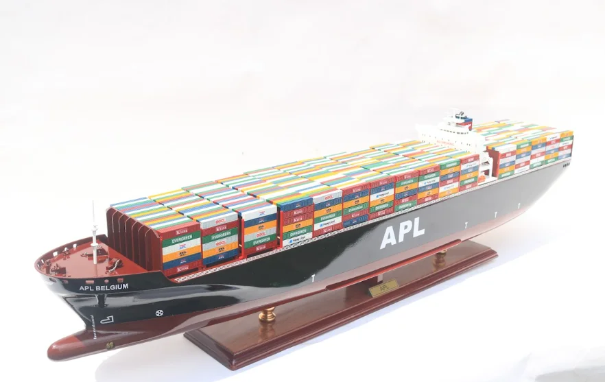 APL CONTAINER Ship Model Wooden Endurance Nautical Decor Gift for Home ...