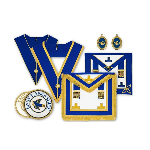2024 Freemasons Full Set English Provincial Regalia Masonic Apron ...