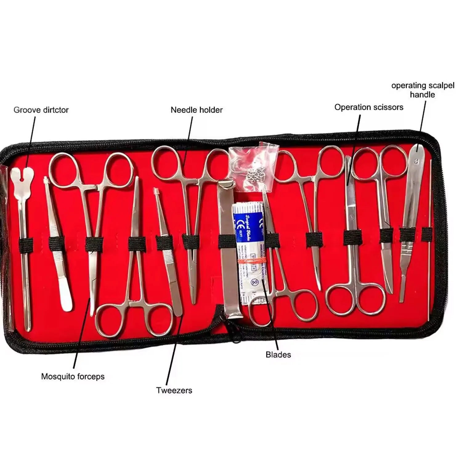 Medical Students Suture Kit, Stainless Steel Dissection Suture Practice ...