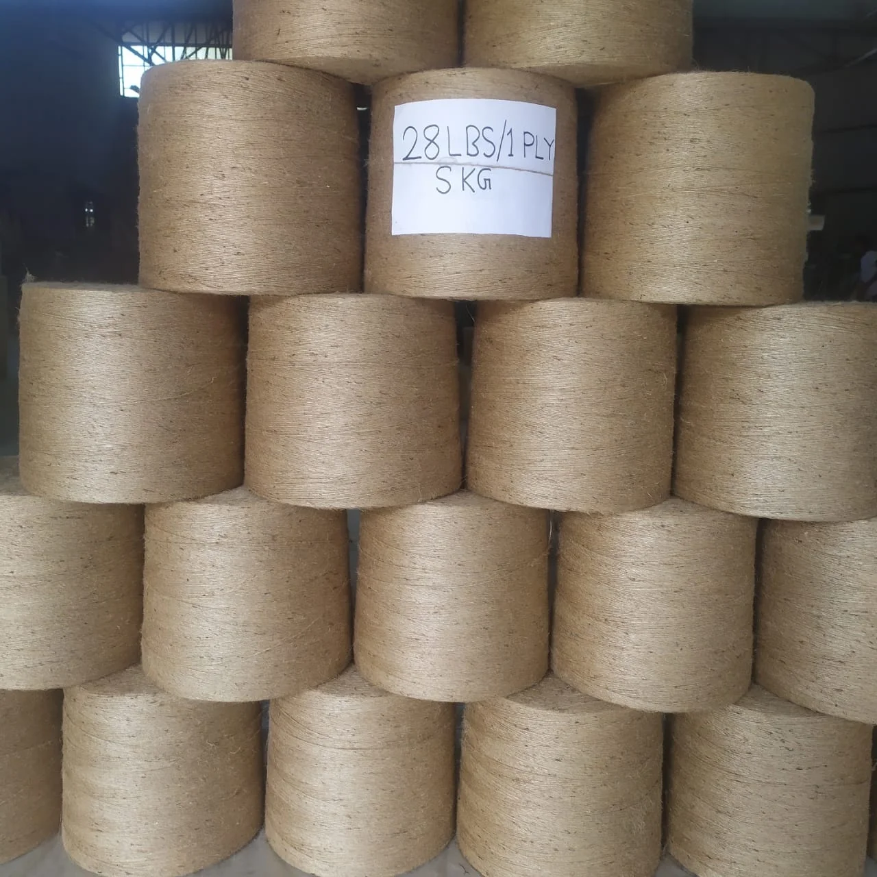 28lbs/1ply Jute Yarn From Bangladesh High Quality - Buy Jute Yarn For ...
