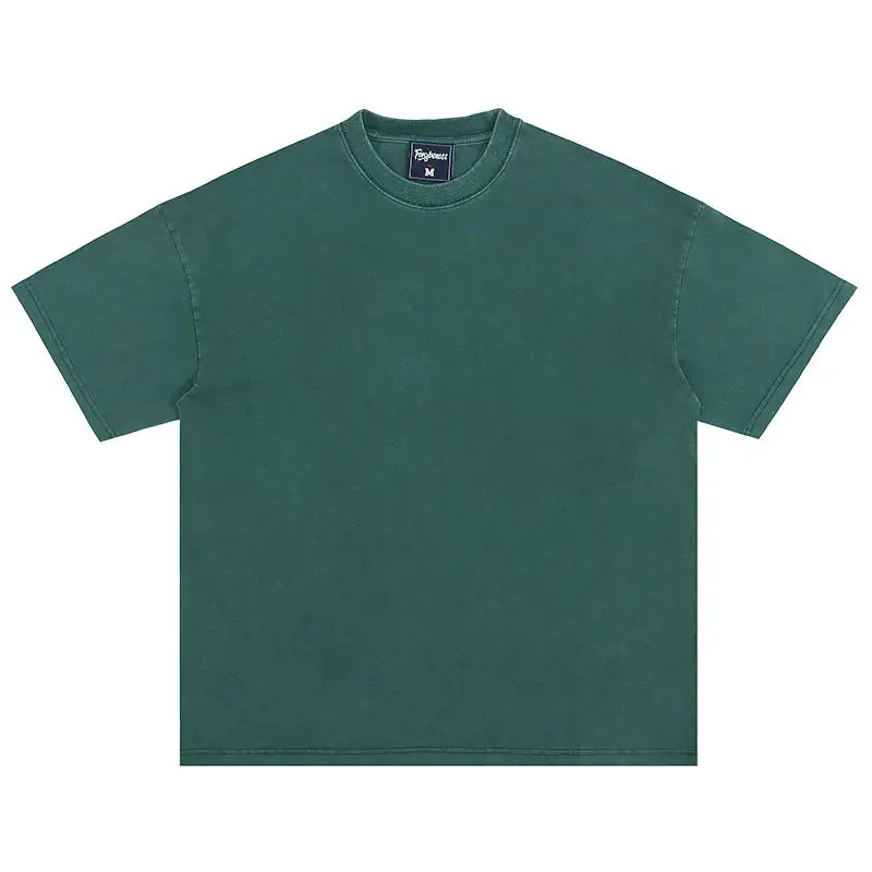 Heavyweight Cotton Oversized Vintage Washed Tee Printed Blank Acid ...